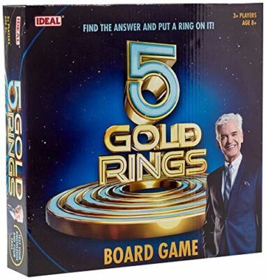 Ideal 5 Gold Rings Board Game TV Show Fun For Kids Children Family ...