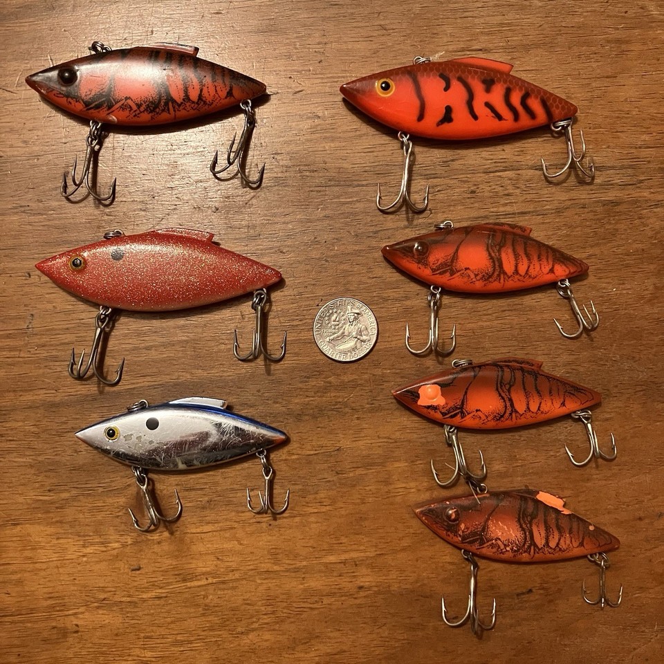 Lot Of 7 BILL LEWIS FISHING LURES RAT-L-TRAP Case Included | eBay