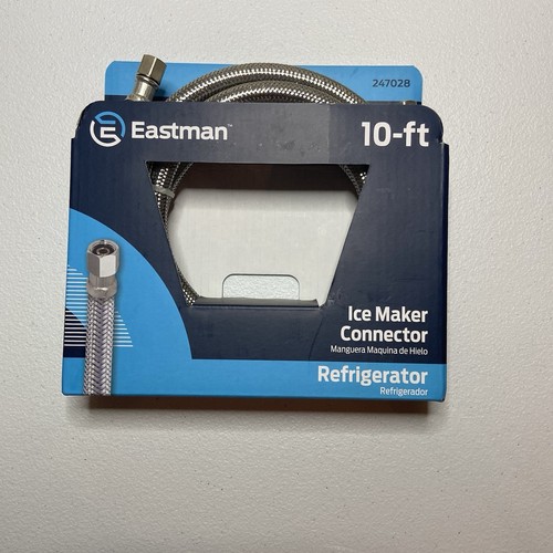 Eastman Ice Maker Connector 10 Foot Stainless Steel Hose | eBay