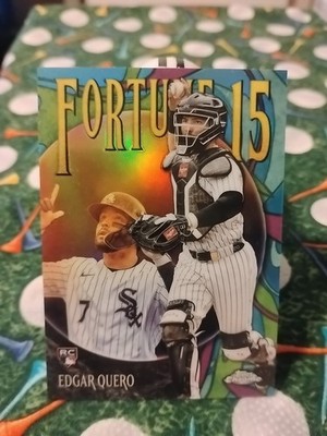 Edgar Quero, RC, Fortune 15 Refractor - 2025 Topps Chrome Update Series ...