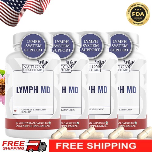 Lymph MD Lymphatic Drainage Supplement 60ct - Nation Health Lymph ...