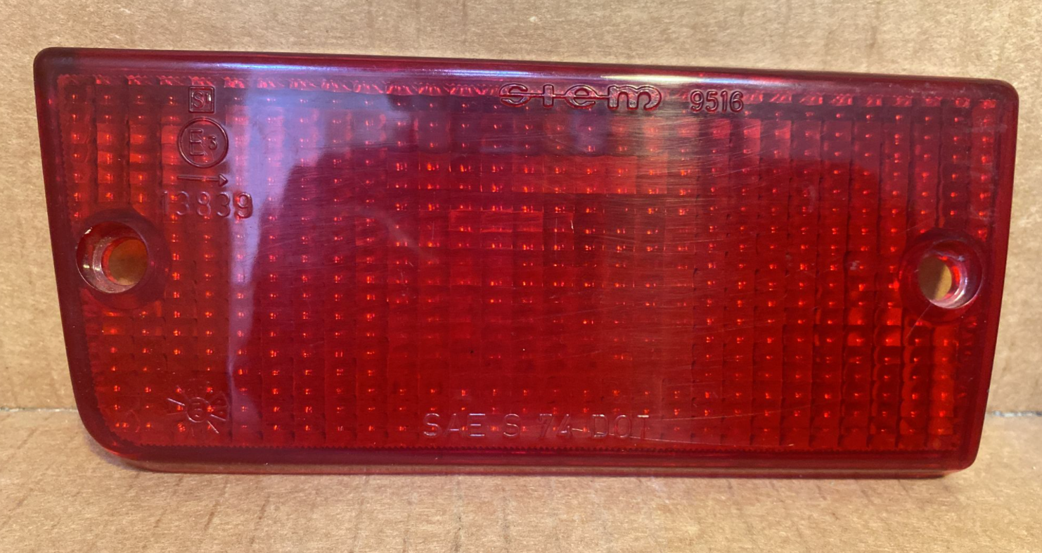 Fiat/Siem RH Lower Tail Light Lens - #4324021 - Fits Fiat 131 Sedan ...
