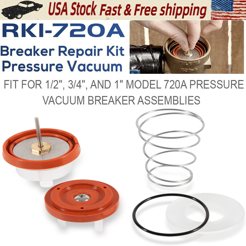 For Zurn Wilkins 1/2" 3/4" 1" Model 720A PVB Pressure Vacuum Breaker Repair Kit | eBay