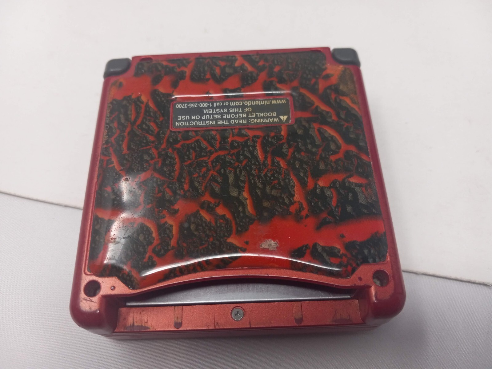 Nintendo Game Boy Advance SP Handheld System - Flame Red for sale ...