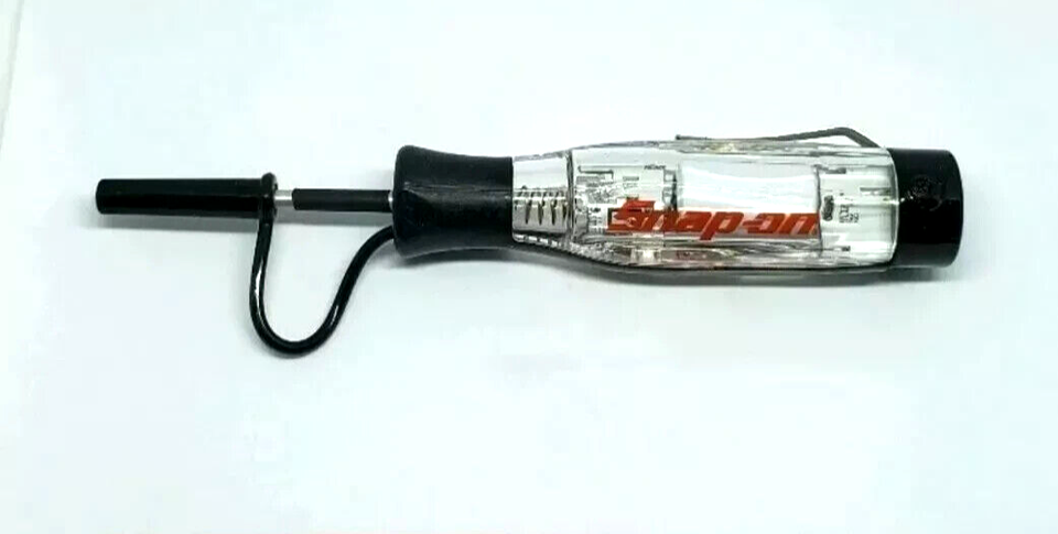 SNAP ON TOOLS USA CORD FREE Circuit Tester 3-24v DC, CLEAR handle ...