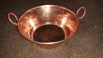 Mexican Pure Copper Pot for Carnitas Cazo. (14x7 in) | eBay