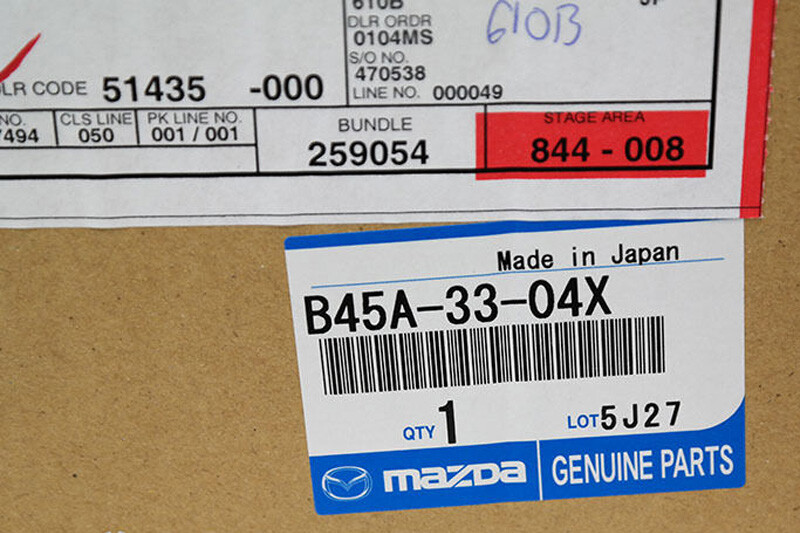 2014-2021 Mazda 3 Front Wheel Hub Bearing Assembly Genuine OEM B45A-33 ...