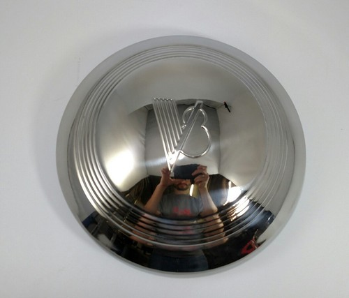 Pair (2) 1940 1941 Ford Pickup Truck V8 Stainless Hubcaps 40 Ford ...