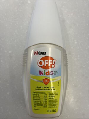 OFF! Kids Insect Repellent Spray, 100% Plant Based Oils, Kids And ...