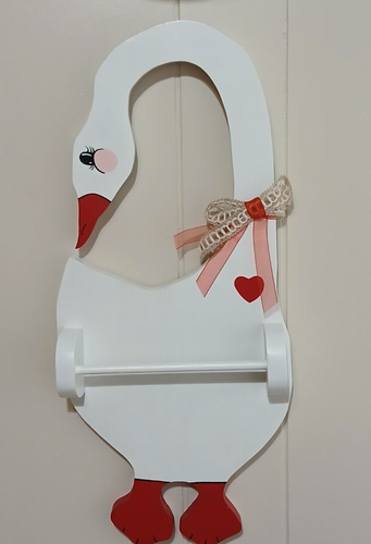 Large Wooden Goose Towel Bar Rack Handmade Country Decor | eBay