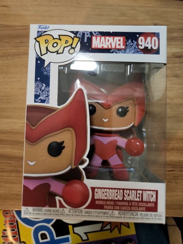 Funko Pop! Marvel Holiday - Gingerbread Scarlet Witch Vinyl Figure | eBay