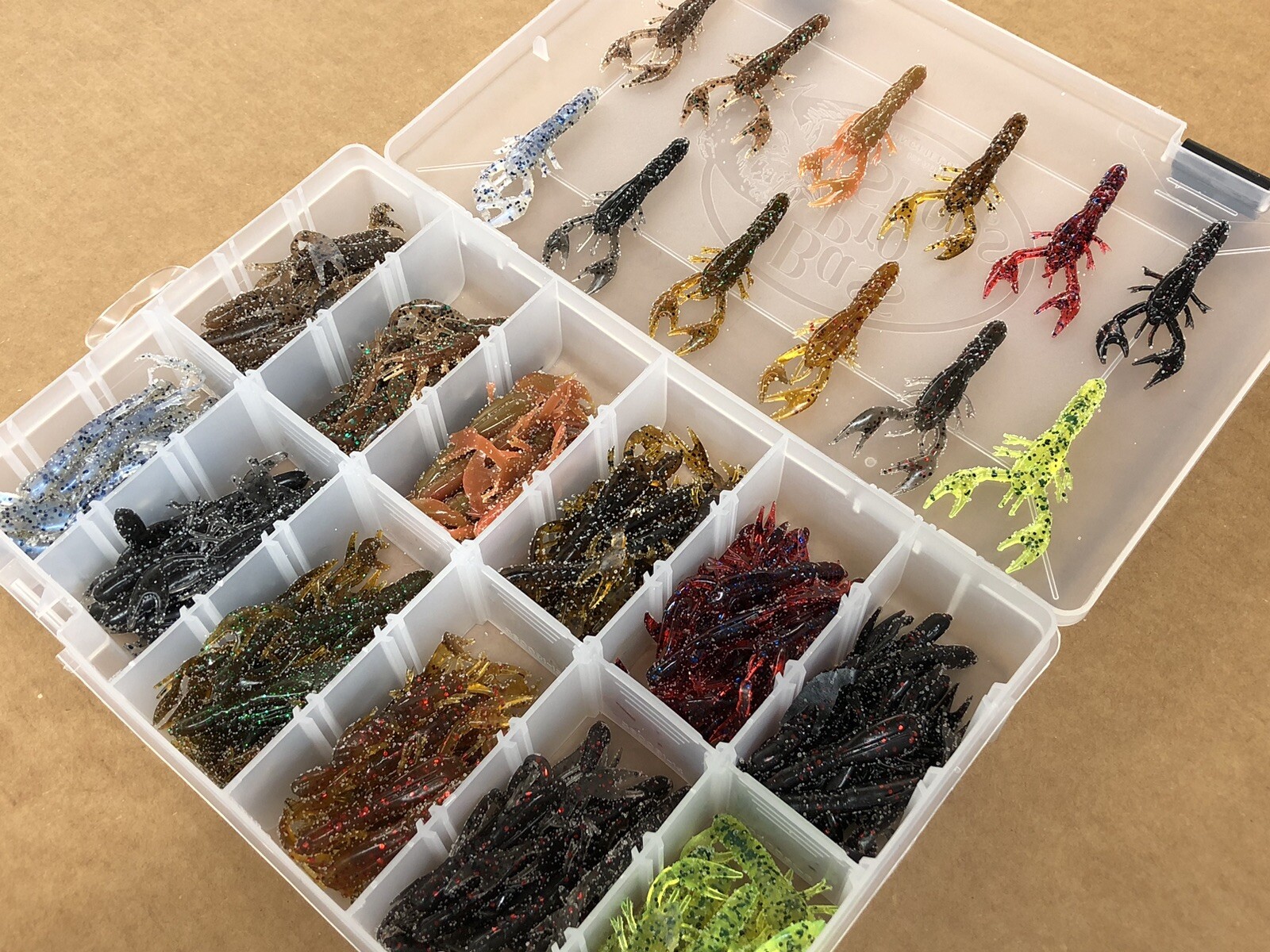 New 144 pc Crawdad Kit 3" total length Crawfish Fishing Lures (2" body ...