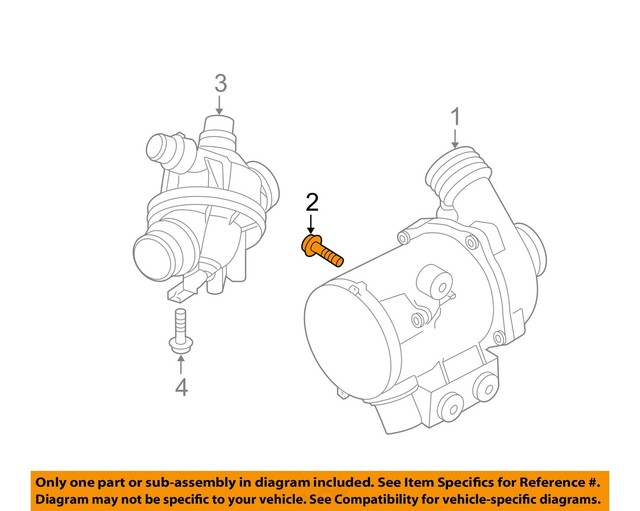 Genuine OEM BMW N54 Water Pump Screws Set 11510392553 for sale online ...