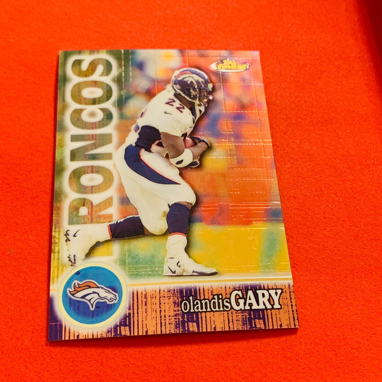 Olandis Gary .. Denver Broncos .. 2000 Topps Finest Base Card 92 | eBay