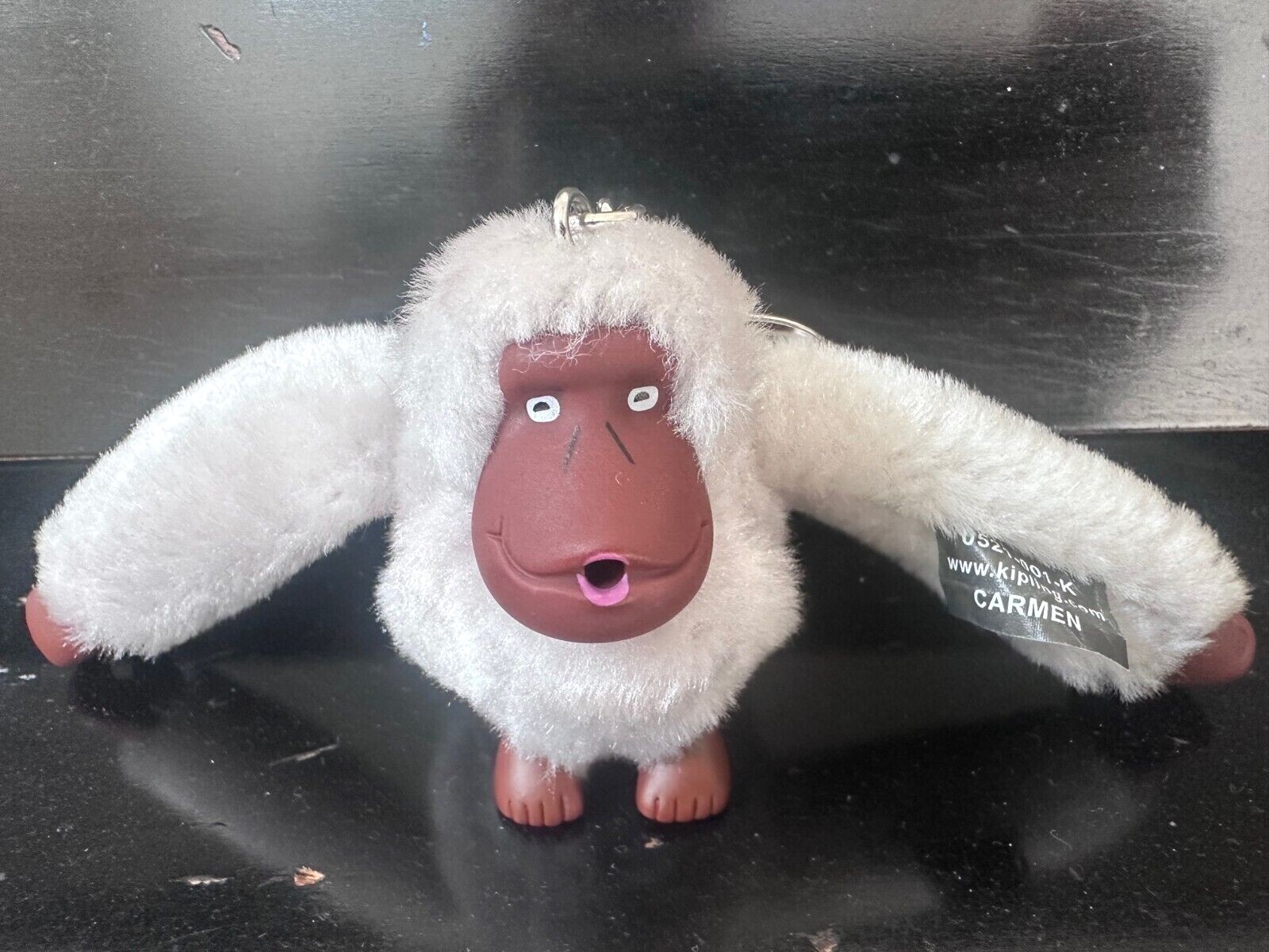 KIPLING MONKEY KEYCHAIN KEY RING FOB CHARM BLACK GREEN BLUE GRAY SUCKS ...