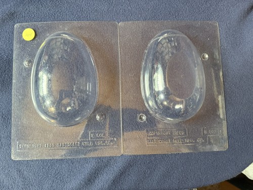 LARGE 6 INCH EGG MOLD Easter Egg chocolate candy mold 1985 | eBay
