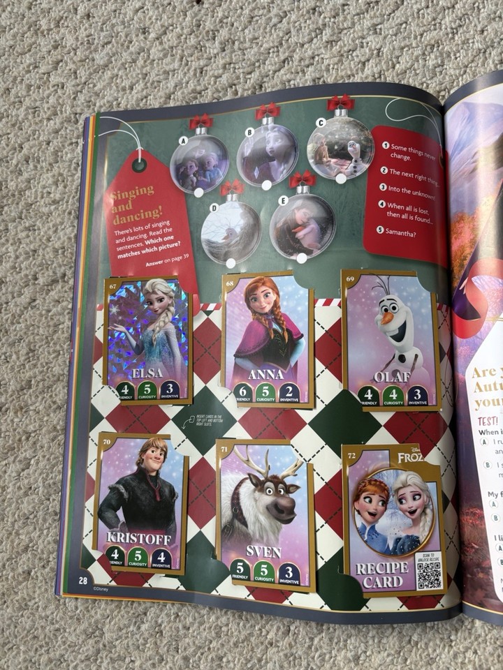 Morrisons Disney Christmas Party Trading Cards Album 2025 with ALL 96 ...
