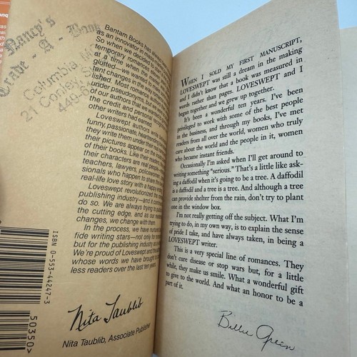 Lot of 24 Billie Green Loveswept & Silhouette Romance Paperbacks ...