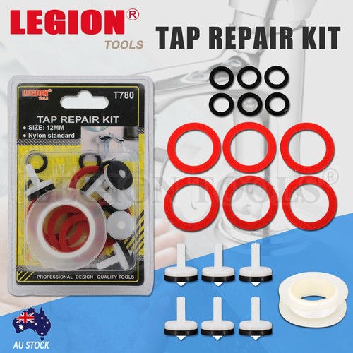 Tap Repair Kit Tap Washers Jumper Valves O Ring Seals Nylon Silicone ...