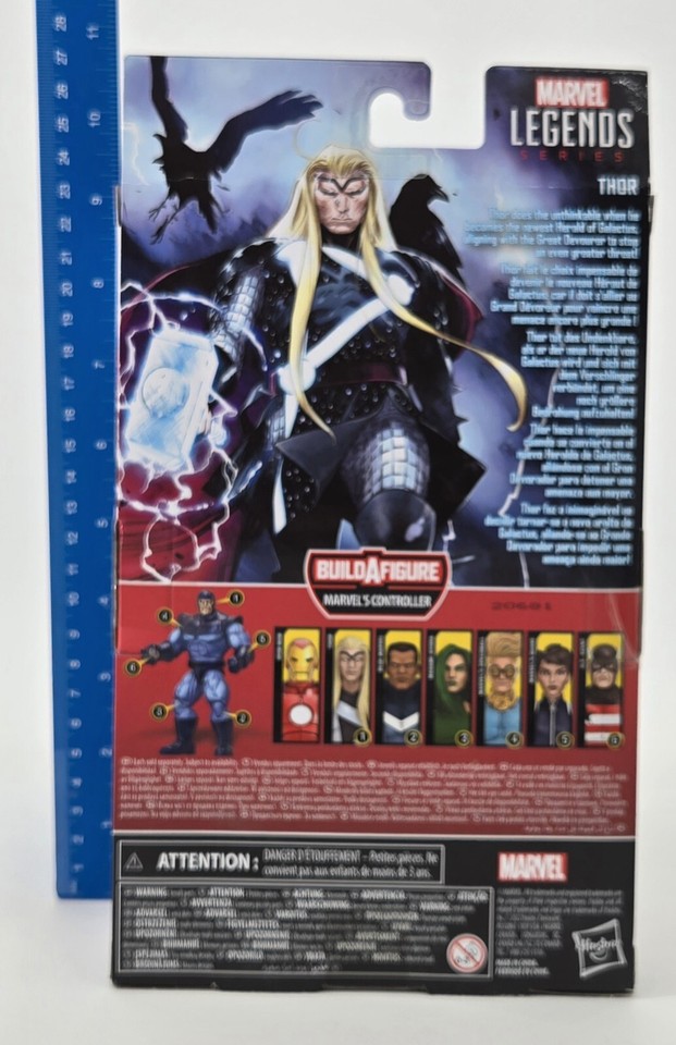 Marvel Legends Galactus Herald Thor w/ Controller Build-a-Figure Head ...