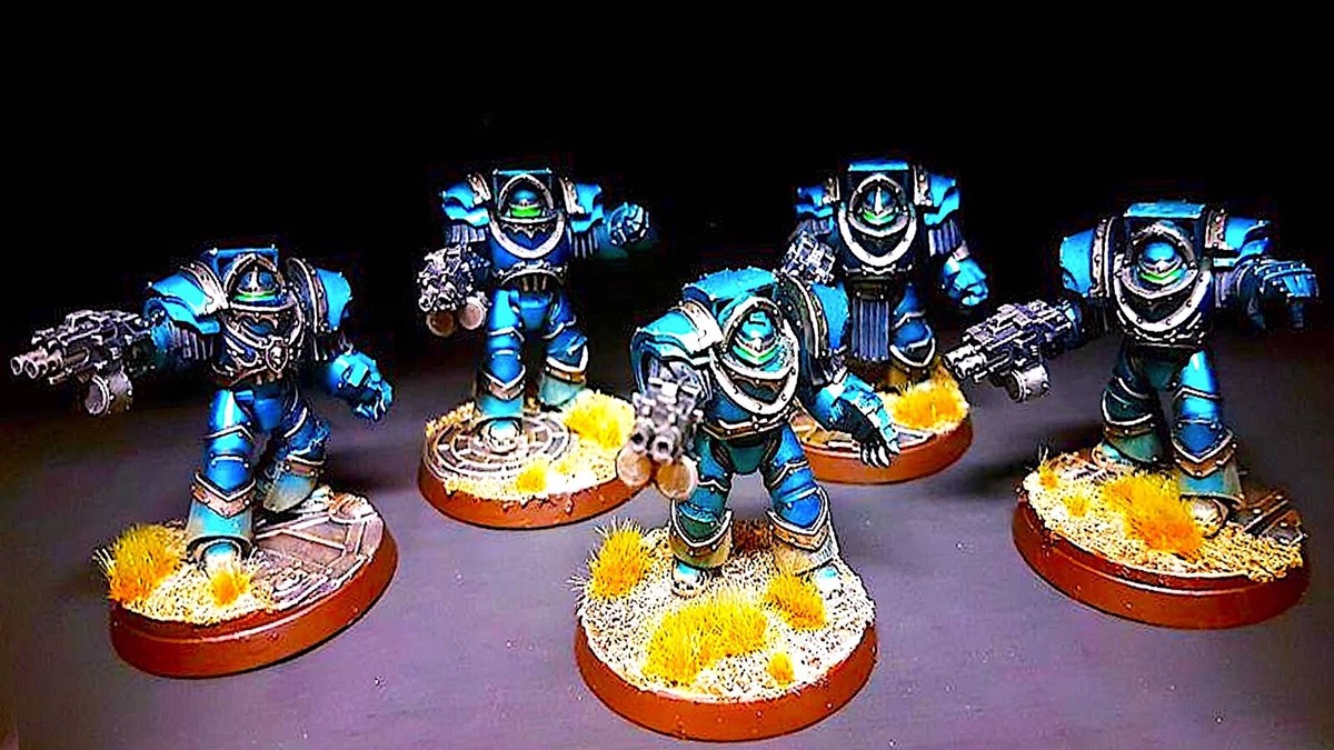 Pro Painted Warhammer 40k Minotaurs Cataphractii Terminator ×5 A7 Games ...