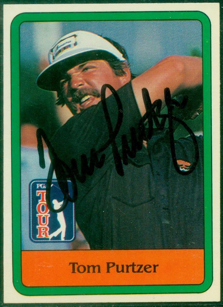 31, 1981 Donruss PGA Golf #34, Original Autograph of Tom Purtzer | eBay