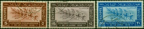 Egitto 1938 Leprosy Set Di 3 SG273-275 Sottile Usato | eBay