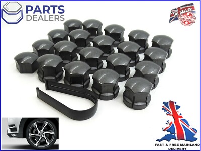 FOR VOLVO WHEEL NUT BOLT COVERS LOCKING CAPS SET GREY XC40 XC60 XC90 ...