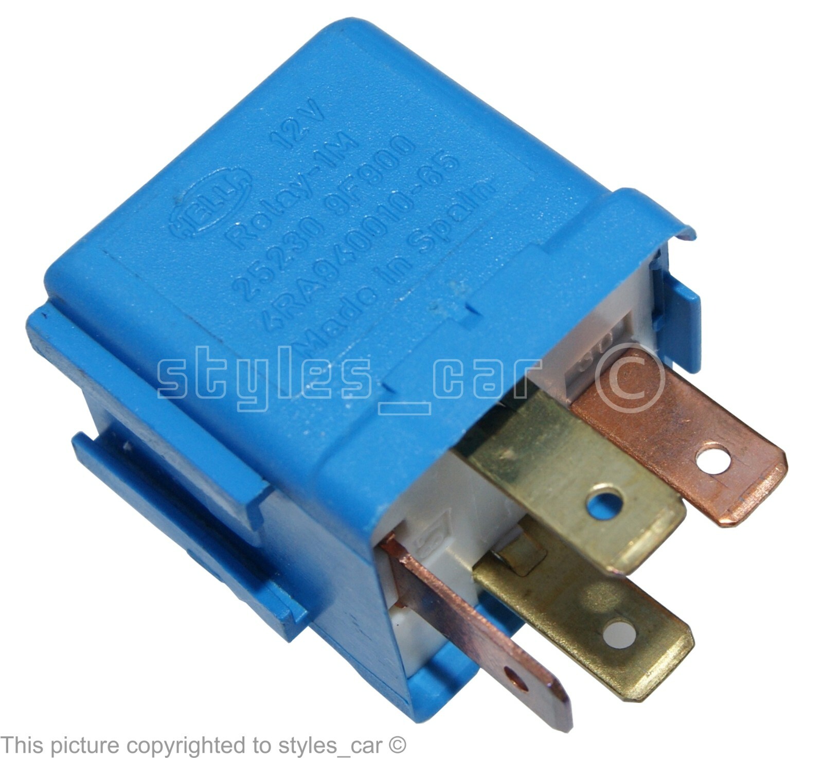25230-9F900 Genuine Nissan & Infiniti 12V 4-Pin Blue Relay-1M Hella ...
