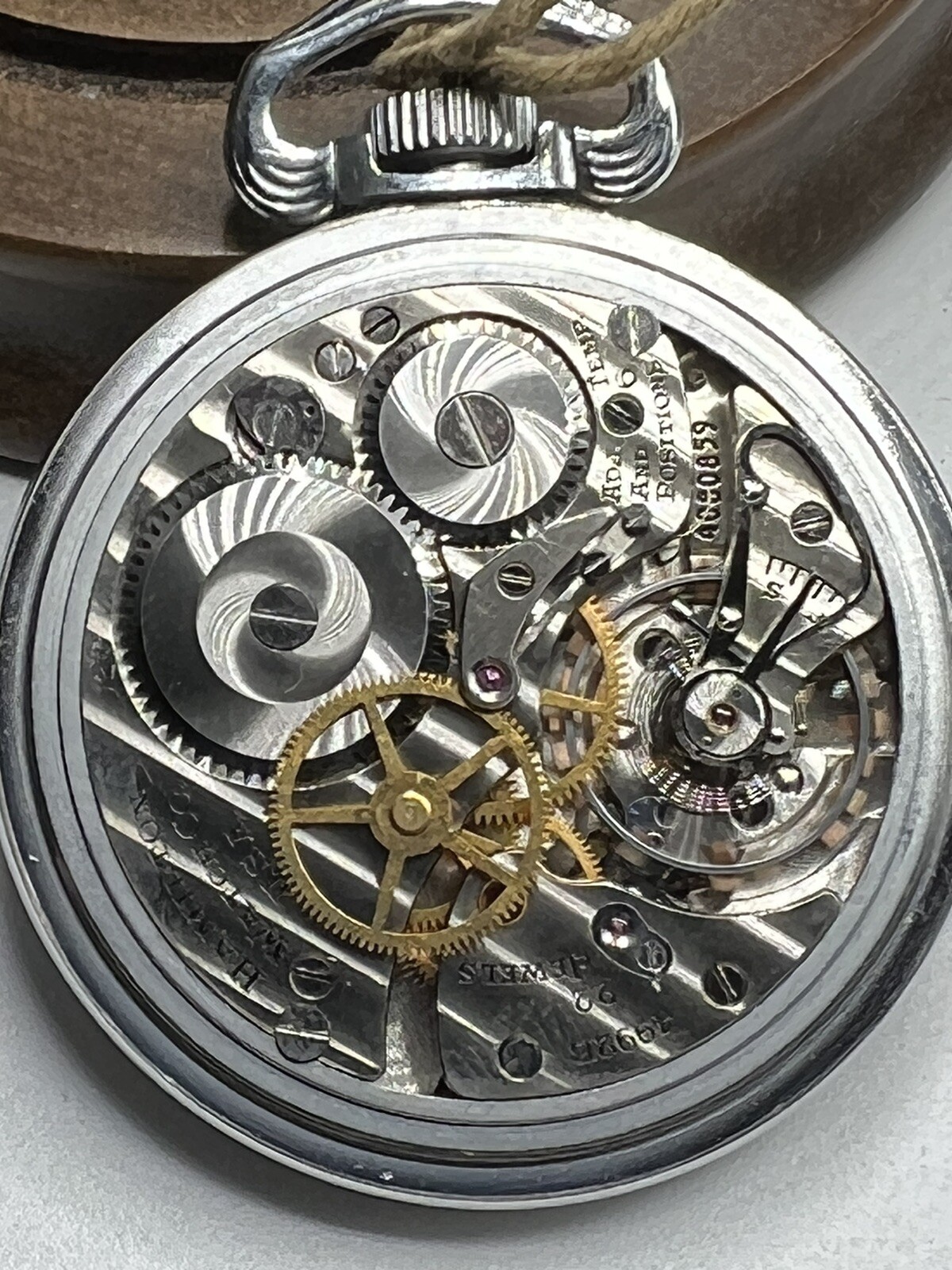 Hamilton 4992B US Military WWII GCT Pocket Watch Complete Set Carrying ...