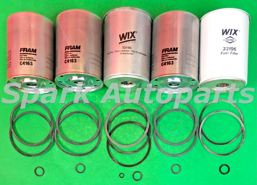 New Lot of 5 Fuel Filters WIX 33196 FRAM C4163 | eBay