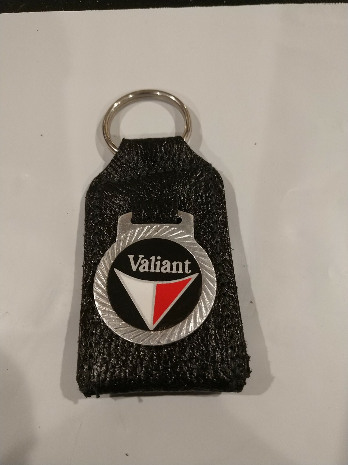 NOS 1970's Leather Plymouth Valiant Key Chain Fob Ring Holder Mopar ...