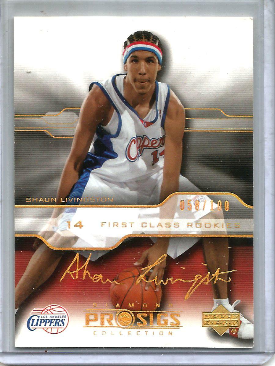 Shaun Livingston 04/05 Upper Deck Diamond Collection Gold Rookie #58/ ...