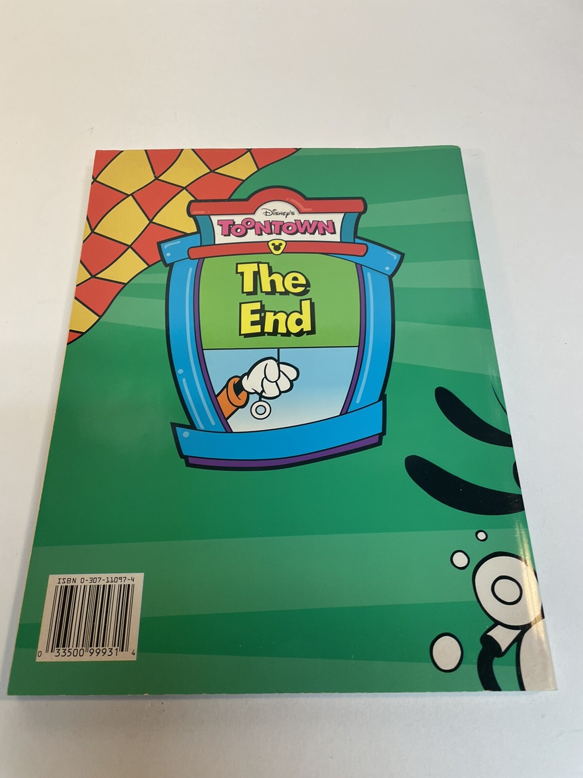 VINTAGE DISNEY'S TOONTOWN Toon A Fish COLOR ACTIVITY BOOK MERRIGOLD ...