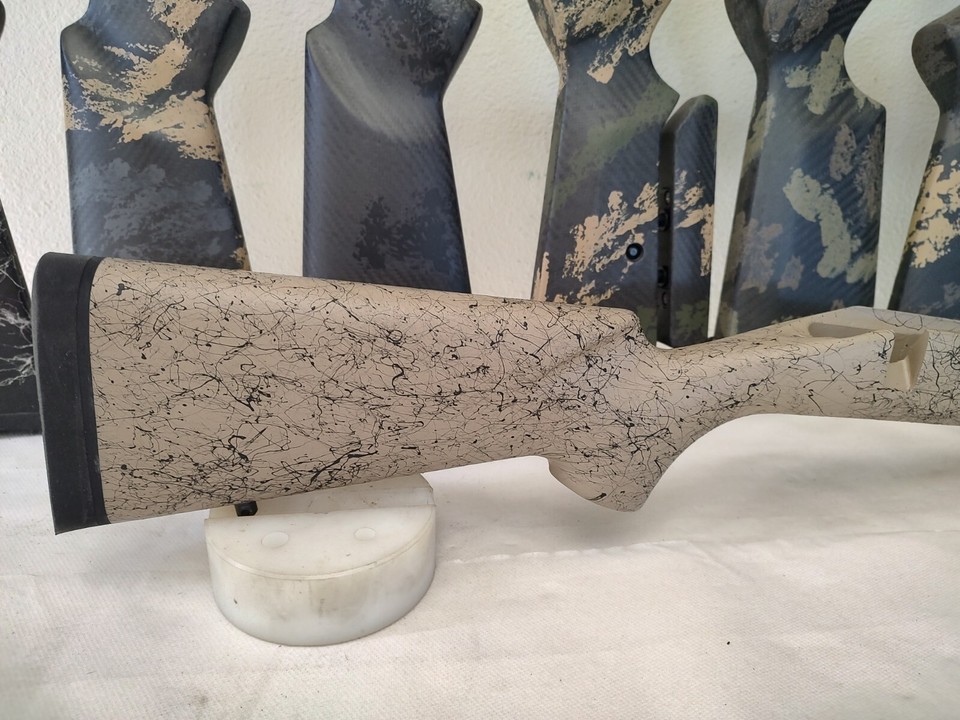 Grayboe Outlander Long Action Rem 700 Stock - Tan w/ black web | eBay