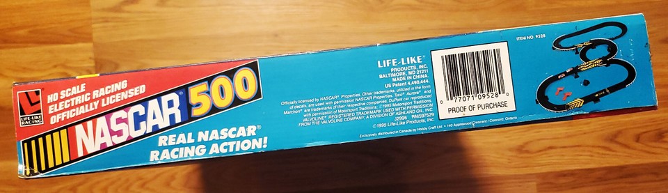 LIFE-LIKE RACING NASCAR 500 SLOT CAR SET #9528 - HO Scale 1995 -2 CARS ...