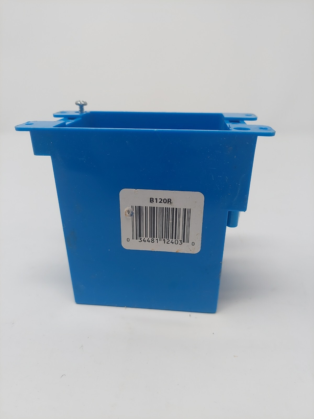 Thomas & Betts B120R One-Gang Old Work Outlet Box, PVC, Blue (1 Unit ...