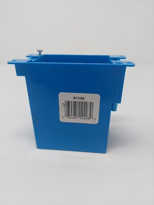 Thomas & Betts B120R One-Gang Old Work Outlet Box, PVC, Blue (1 Unit ...