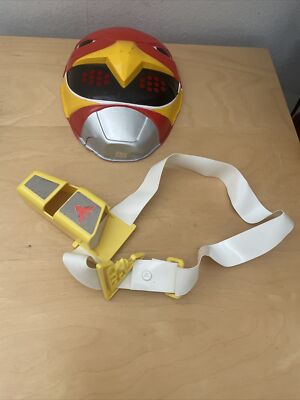 Liveman Red Ranger Super Sentai Belt and Mask Power Rangers vintage | eBay