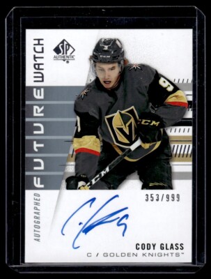 2019-20 SP Authentic Future Watch Autograph Rookie Cody Glass RC Auto ...