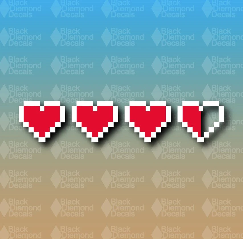 8 Bit Heart Zelda