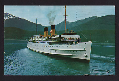 1963 Canadian Pacific ship Princess Patricia Inside Passage Alaska ...