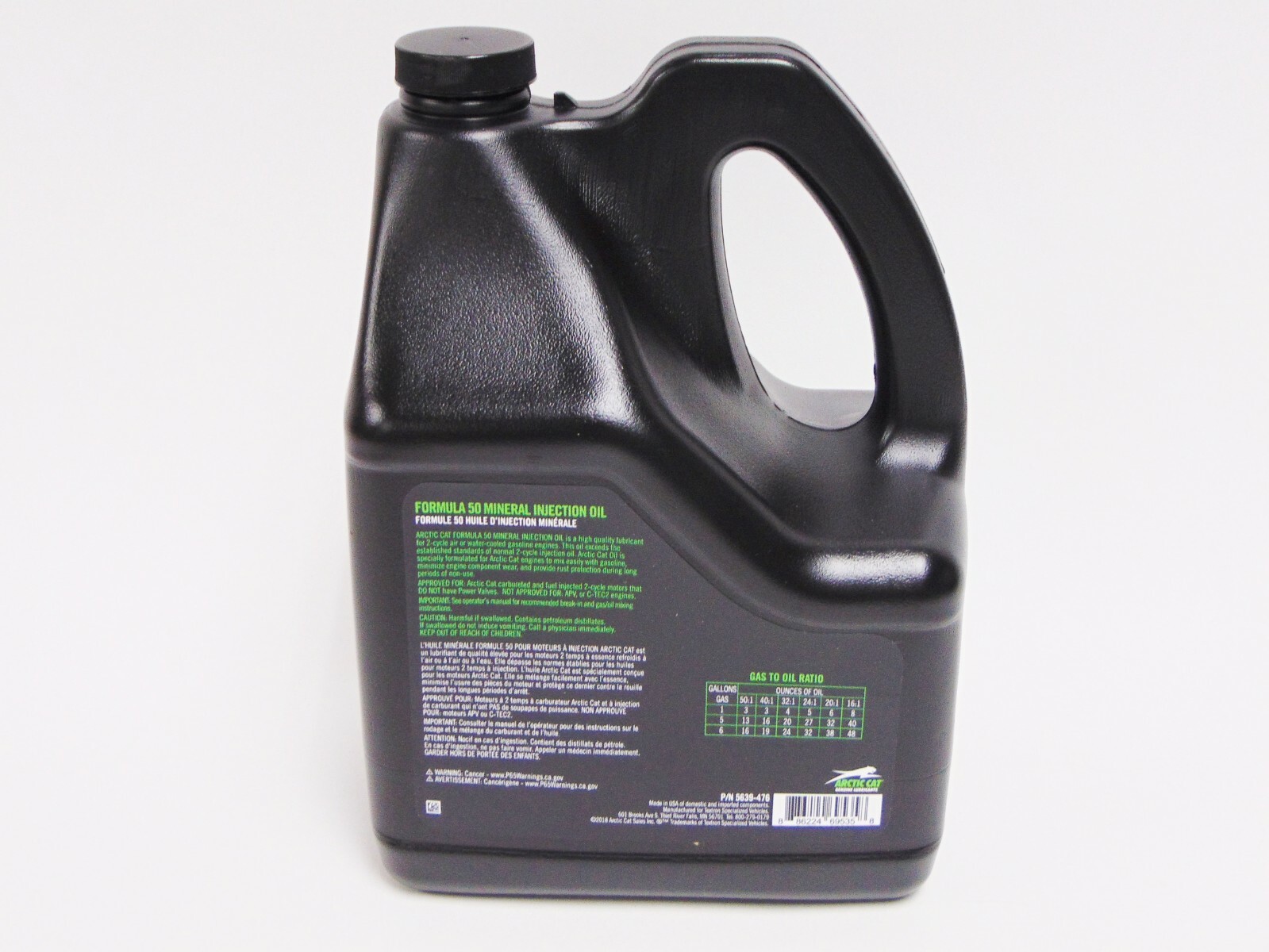 1 Gallon Arctic Cat Formula 50 2-Stroke Snowmobile Injection Oil 5639 ...