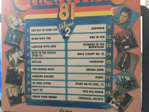 CHART HITS 81 Vol.1 + Vol 2 / 1981 Pop Vinyl Compilation K-Tel ‎– NE ...