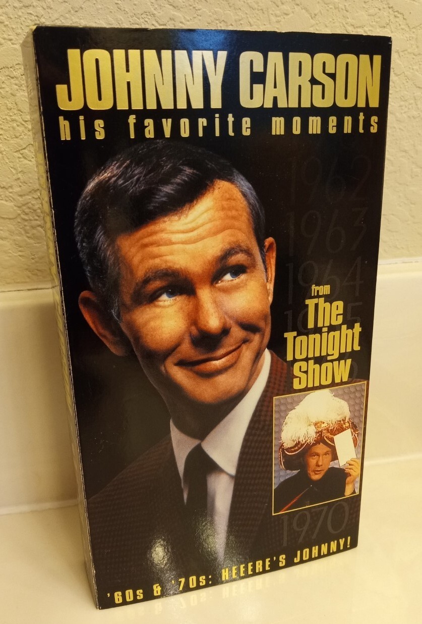 Johnny Carson 60s & 70s VHS His Favorite Moments The Tonight Show 1994 ...