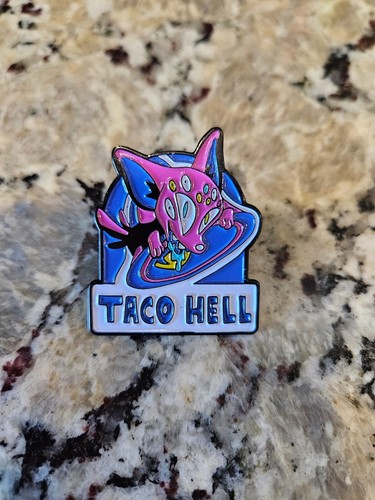 Capsule Corner: Fast Food Phantoms Taco Hell Enamel Pin by Kiernan Sjursen-Lien | eBay