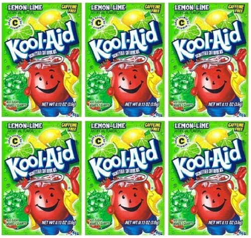 Kool Aid Lemon Lime Drink Mix 6 Pack 43000955444| eBay