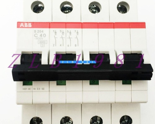 ONE NEW ABB S204-C40 4P 40A | eBay