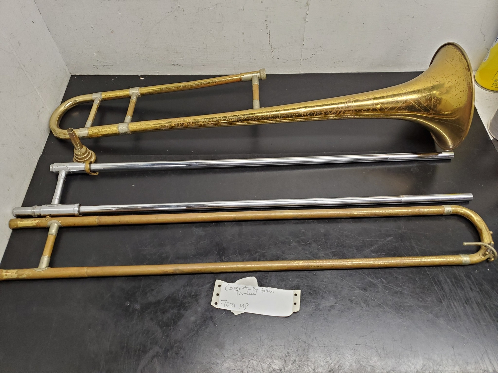 Vintage Holton Collegiate Trombone Elkhorn Wisconsin Made in USA | eBay