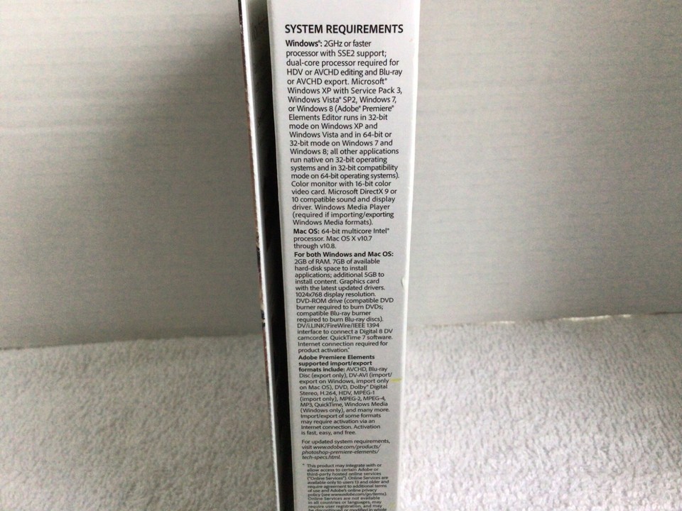 Adobe Photoshop Elements 12 & Adobe Premiere Elements 12 | eBay